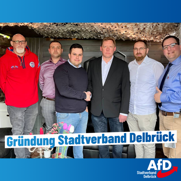 Gründung AfD Stadtverband Delbrück – AfD Kreisverband Paderborn
