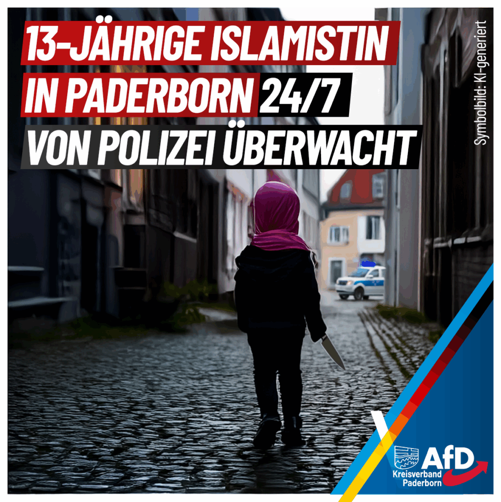 13-jährige Islamistin wegen Anschlagsgefahr von der Polizei überwacht – AfD Kreisverband Paderborn