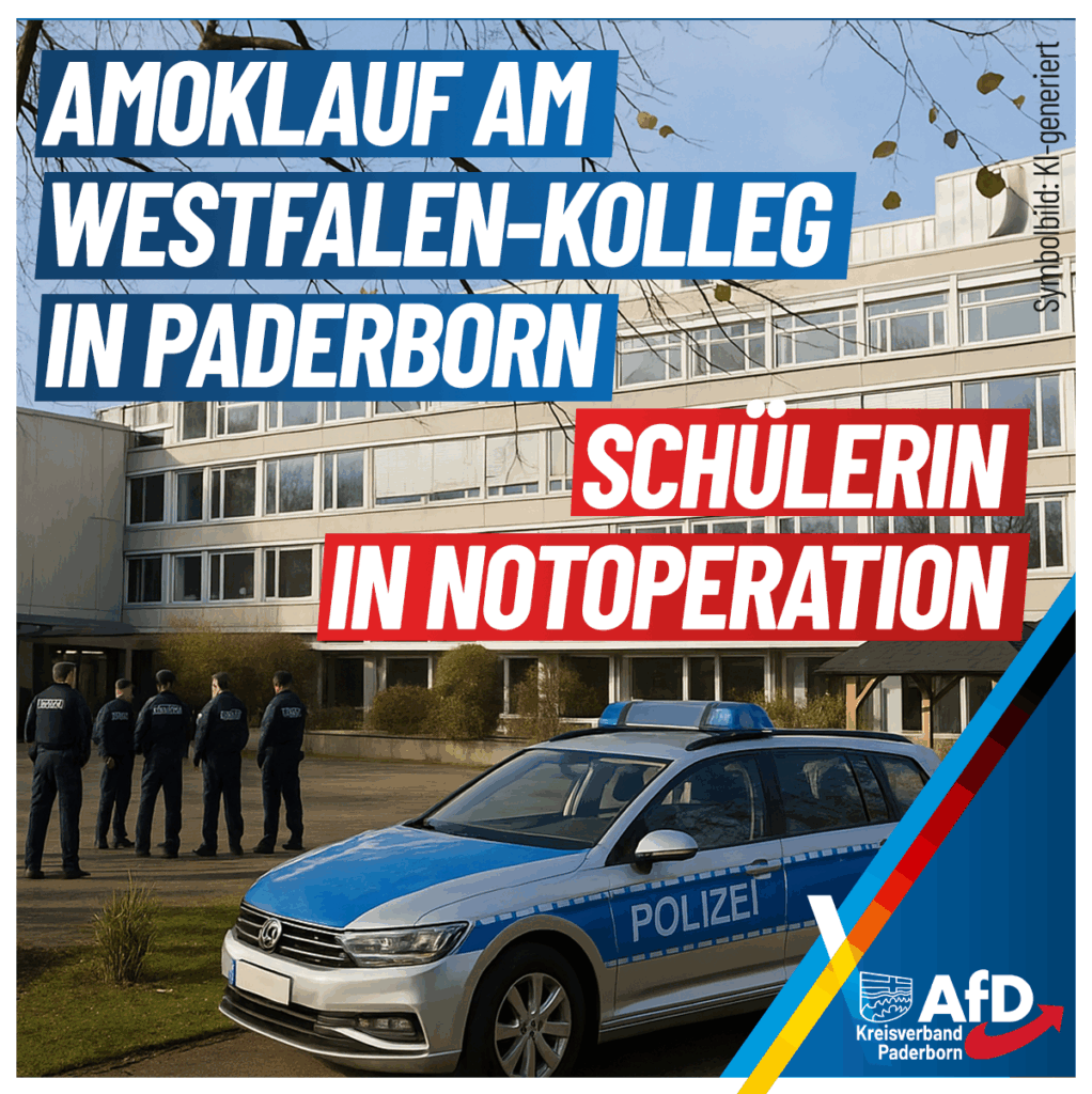 Amoklauf am Paderborner Westfalenkolleg – AfD Kreisverband Paderborn